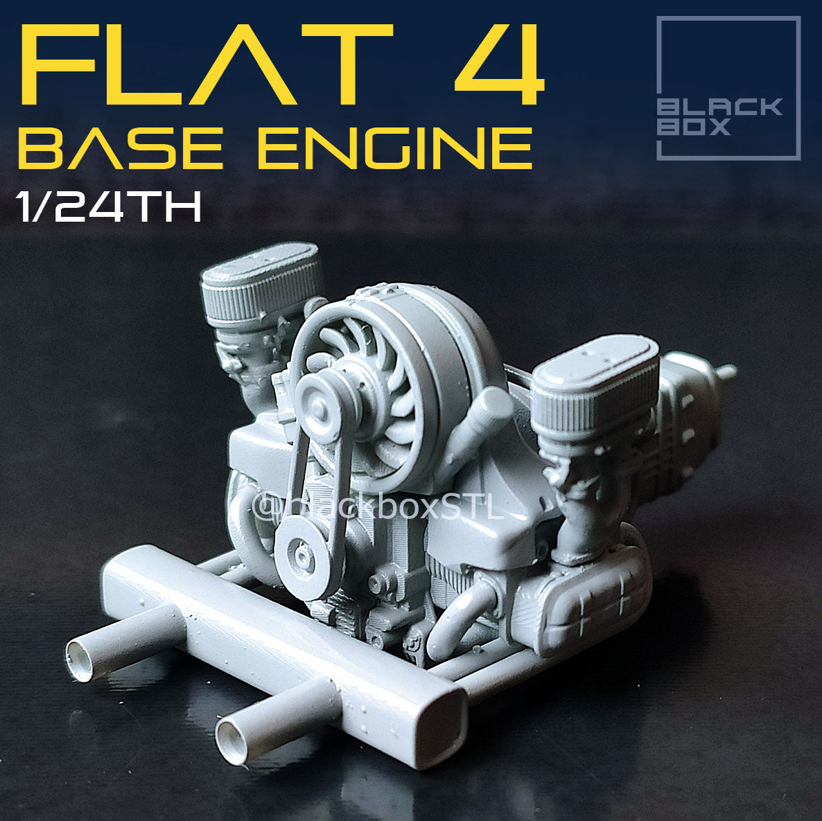 Flat Four Boxer Base Engine – Model Maker's Workshop